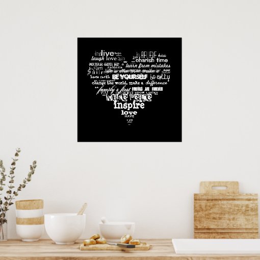 life love and happiness poster | Zazzle