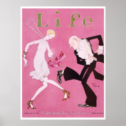Life Magazine Cover Flapper 1926 Poster | Zazzle