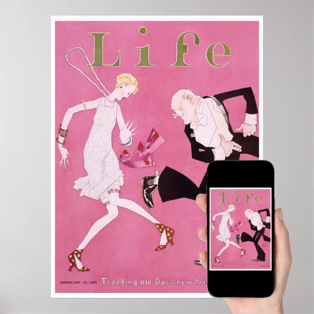 Life Magazine Cover Flapper 1926 Poster | Zazzle