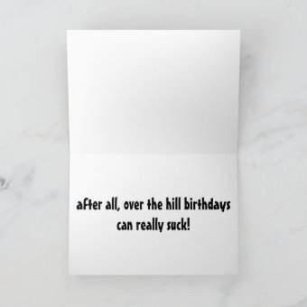 LIFE PASSING YOU BY OR RUNNING YOU OVER? BIRTHDAY CARD | Zazzle