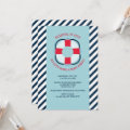 Life Preserver Invitation | Zazzle
