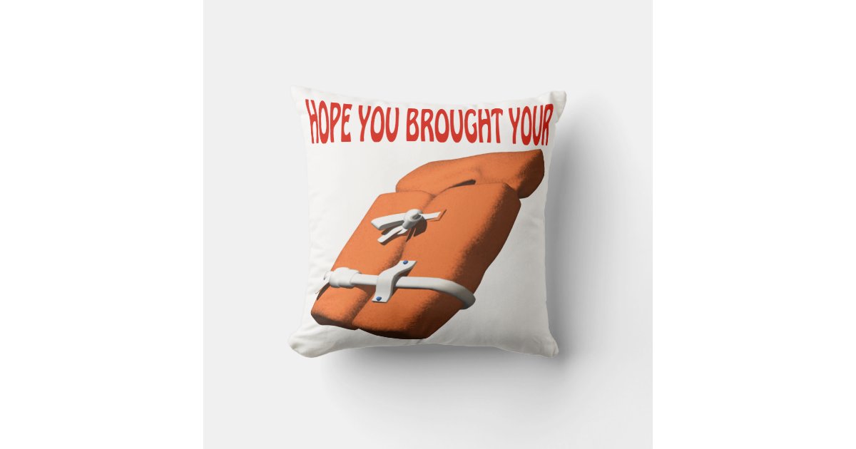 Life Preserver Throw Pillow | Zazzle