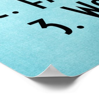 Life Priorities: God Family Work Poster | Zazzle