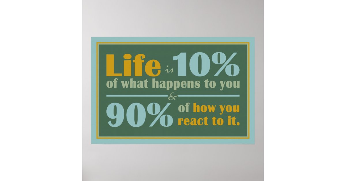 LIFE QUOTE poster | Zazzle