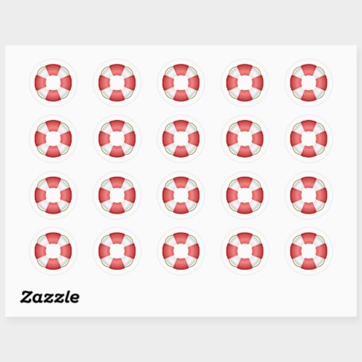 Life Saver Classic Round Sticker | Zazzle