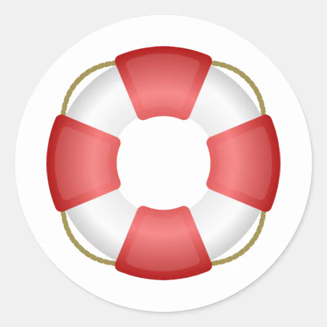 Life Saver Classic Round Sticker | Zazzle