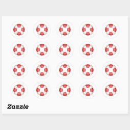 Life Saver Personal Flotation Device Classic Round Sticker | Zazzle