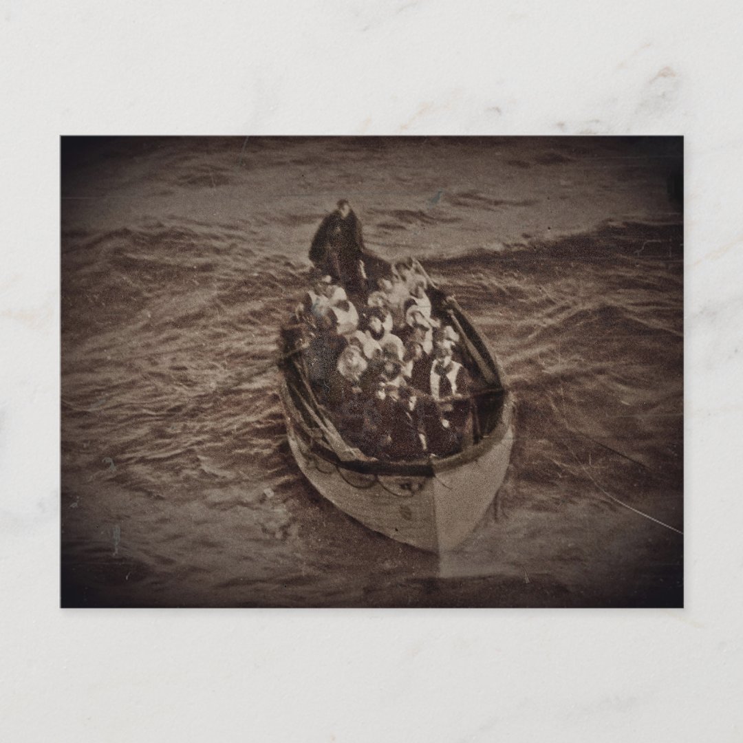 Lifeboat from the RMS Titanic Postcard | Zazzle