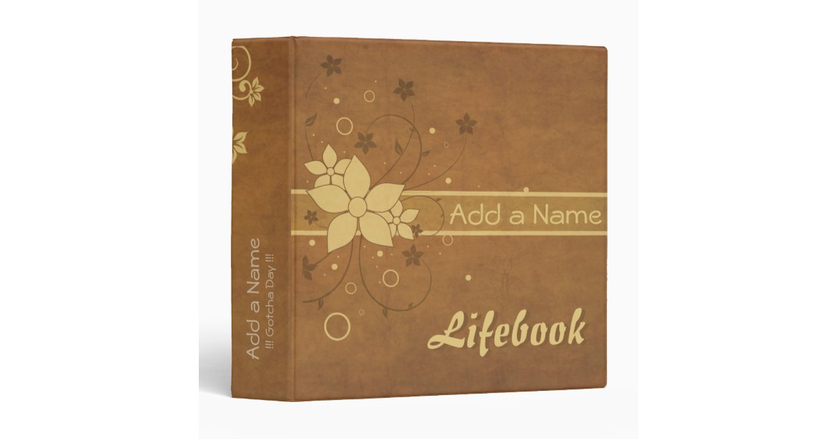 Lifebook 3 Ring Binder | Zazzle