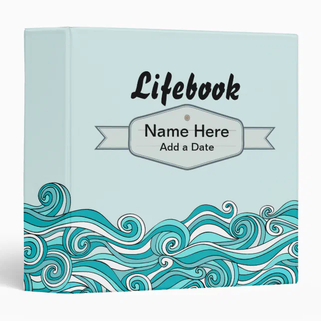 Lifebook 3 Ring Binder | Zazzle