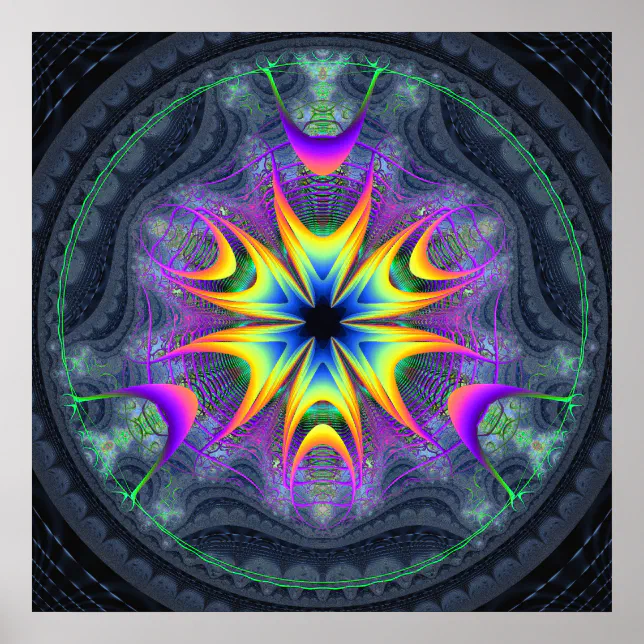 'Lifecircle Bloom' Poster | Zazzle