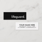 lifeguard. mini business card | Zazzle
