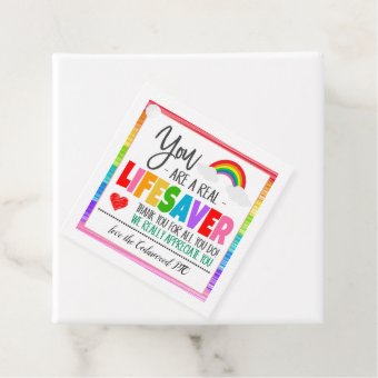 Lifesaver Gift Tag | Zazzle