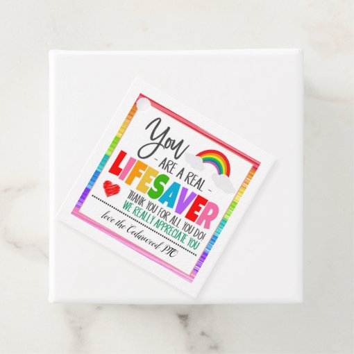 Lifesaver Gift Tag | Zazzle