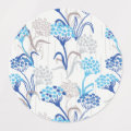 Light and Airy Hydrangea Floral Pattern Labels | Zazzle
