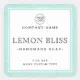 Light aqua blue border square product label | Zazzle