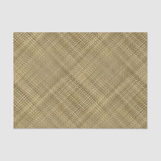 Light Basket Weave Rattan Pattern Tissue Paper | Zazzle