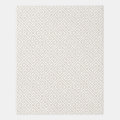Light Beige and White Greek Key Pattern Rug | Zazzle