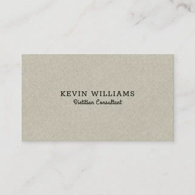 Light beige faux linen texture background business card | Zazzle