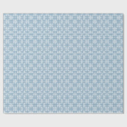 Light Blue And White Japanese Print Wrapping Paper | Zazzle