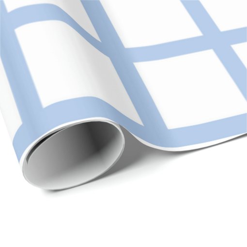 Light Blue and White Squares Wrapping Paper | Zazzle