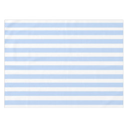 Light Blue and White Stripes Pattern Tablecloth | Zazzle