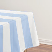 Light Blue and White Stripes Pattern Tablecloth | Zazzle
