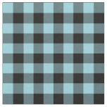Lapis Blue Buffalo Check Plaid Fabric | Zazzle
