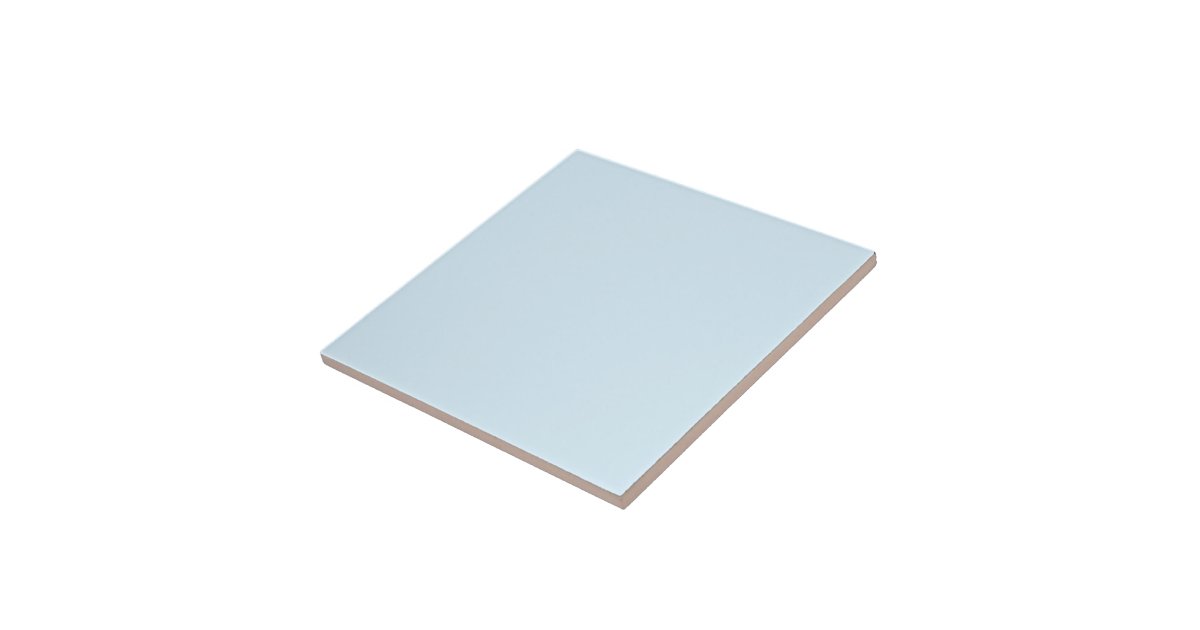 Light Blue Ceramic Tile | Zazzle