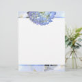 Light Blue Floral Writing Paper | Zazzle