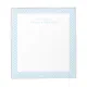 Light blue gingham cute simple personalized notepad | Zazzle