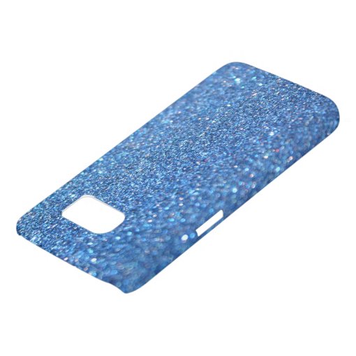 Light Blue Glitter Samsung Galaxy S7 Phone Case | Zazzle