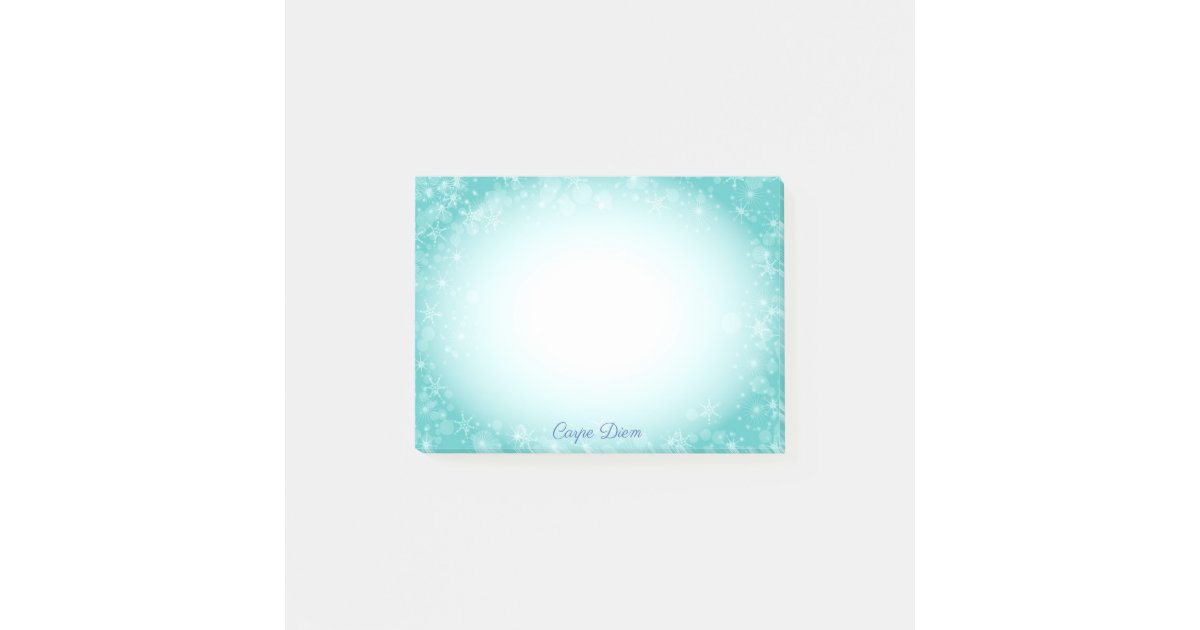 Light Blue Gradient Post-it Notes | Zazzle