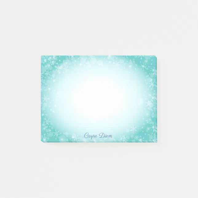 Light Blue Gradient Post-it Notes | Zazzle