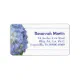 Light Blue Hydrangea Address Label Template | Zazzle