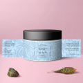 Light Blue Modern Cosmetic Jar Waterproof Label | Zazzle
