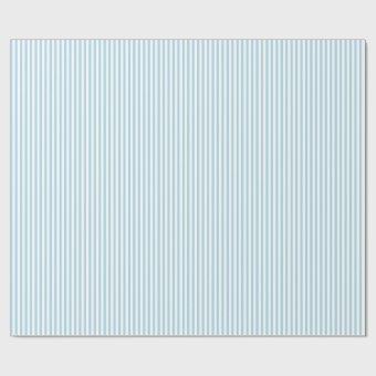 Light Blue Stripes Wrapping Paper | Zazzle