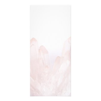 Light Blush Pink Crystals Spa Salon Service Menu | Zazzle