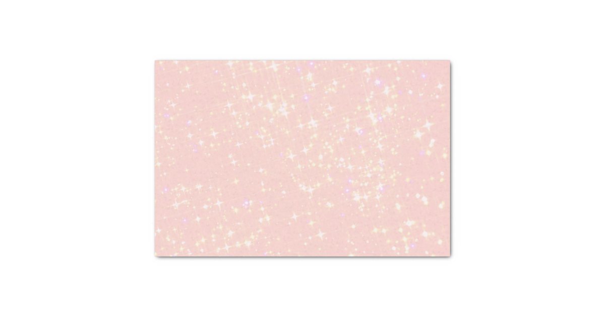 Light Blush Pink Sparkly Tissue Paper | Zazzle