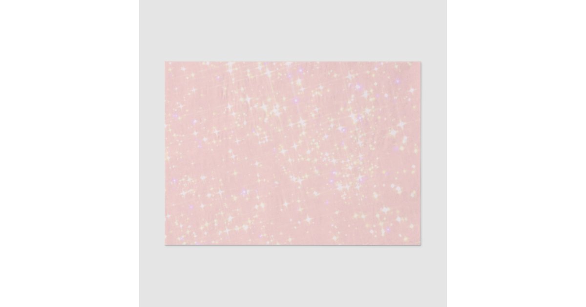 Light Blush Pink Sparkly Tissue Paper | Zazzle