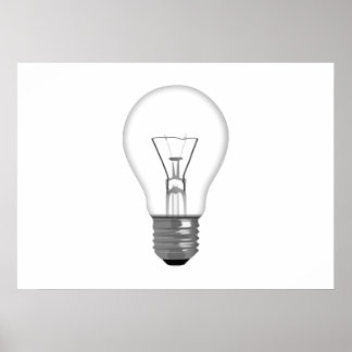 Light Bulb Posters | Zazzle