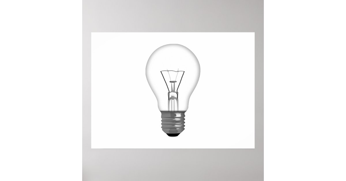 Light Bulb Poster | Zazzle