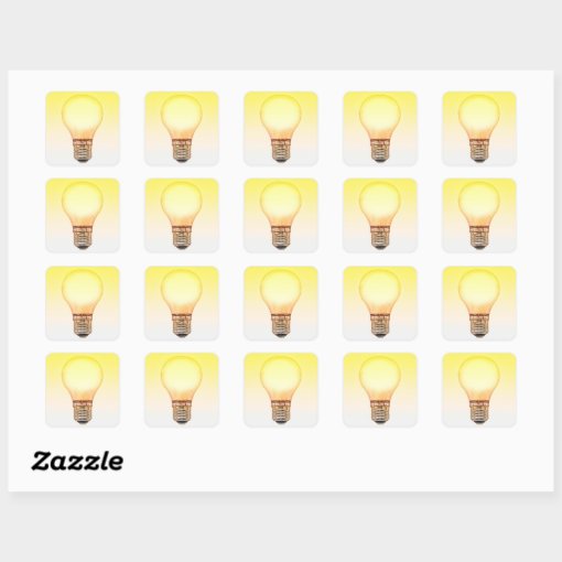 light bulb sticker | Zazzle