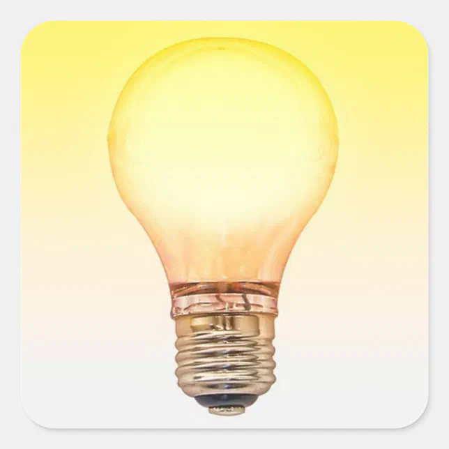 light bulb sticker | Zazzle