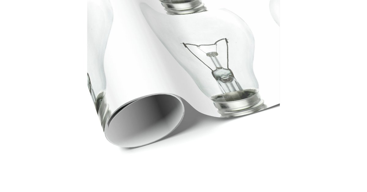 Light Bulb Wrapping Paper | Zazzle