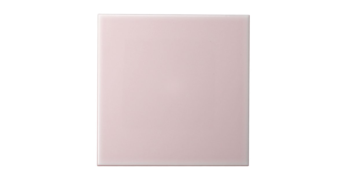 Light Dusty Rose (Ceramic Tile) Ceramic Tile | Zazzle