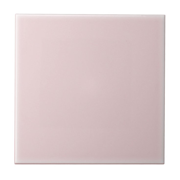 Light Dusty Rose (Ceramic Tile) Ceramic Tile | Zazzle