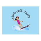 Girl Water Skiing Pin Up Art Postcard | Zazzle.com