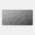Light gray gradient geometric mesh pattern desk mat | Zazzle