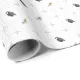 Light Gray Graduation Caps and Diploma Pattern Wrapping Paper | Zazzle